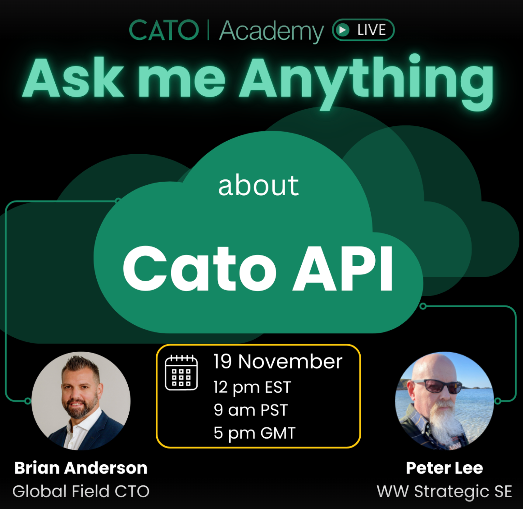 Recorded Cato API Webinar - Now Available to watch! | Cato Connect