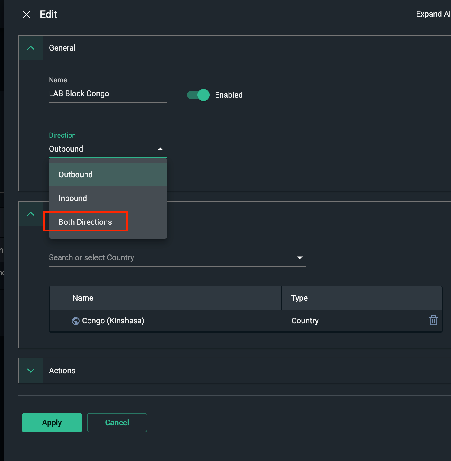 How to Block a TLD (Top Level Domain) or a Specific Country | Cato Connect
